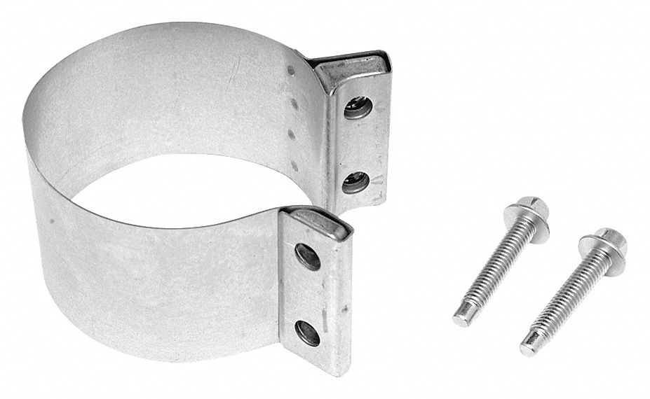 WALKER EXHAUST BAND, BUTT JOINT, OD-OD/ID-ID, 3 X 3 1/2 IN, ALUMINIZED ...