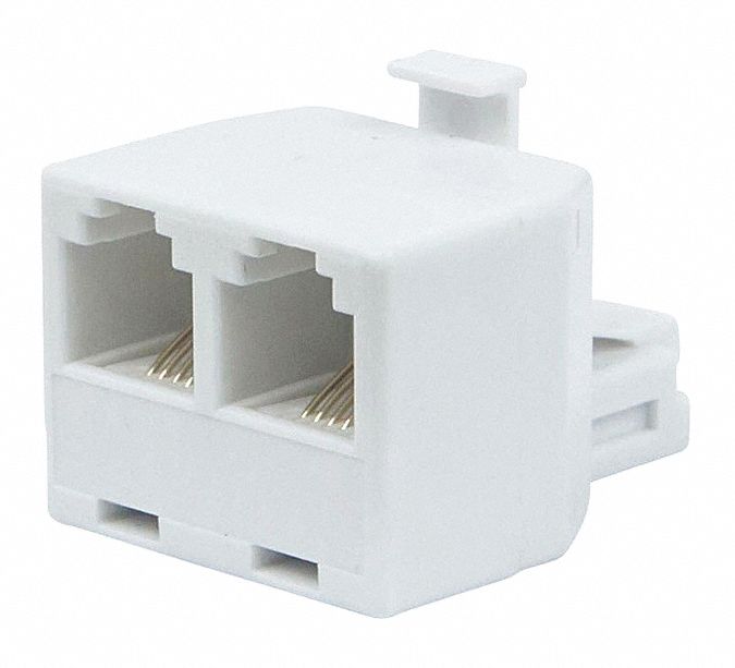 MONOPRICE, 7292, White, Line Splitter - 14J359|7292 - Grainger