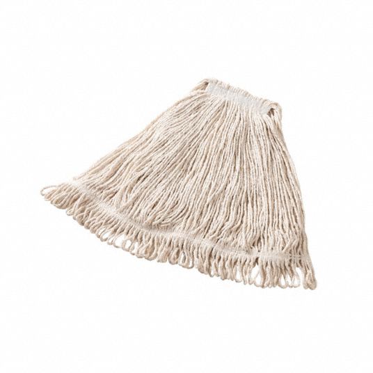 RUBBERMAID COMMERCIAL PRODUCTS, String Mop, Large Mop Head Size, Wet ...