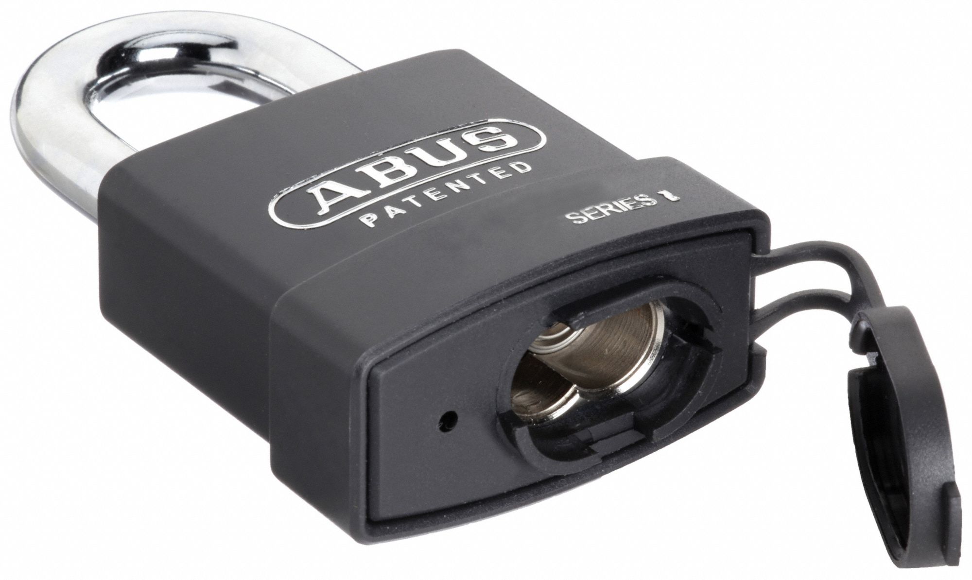 ABUS Padlock: 1 3/8 in Vertical Shackle Clearance, 1 in Horizontal ...