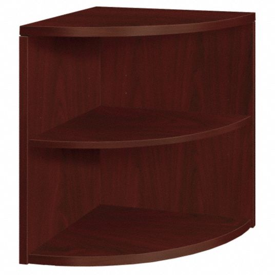 36 in x 24 in x 29 1/2 in 10500 Series Bookcase End Cap with 2 Shelves ...