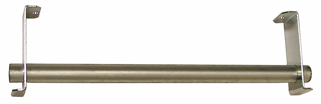 HALLOWELL, For 12 in Locker Wd, Steel, Locker Coat Rod - 14L081|PPCR12 ...