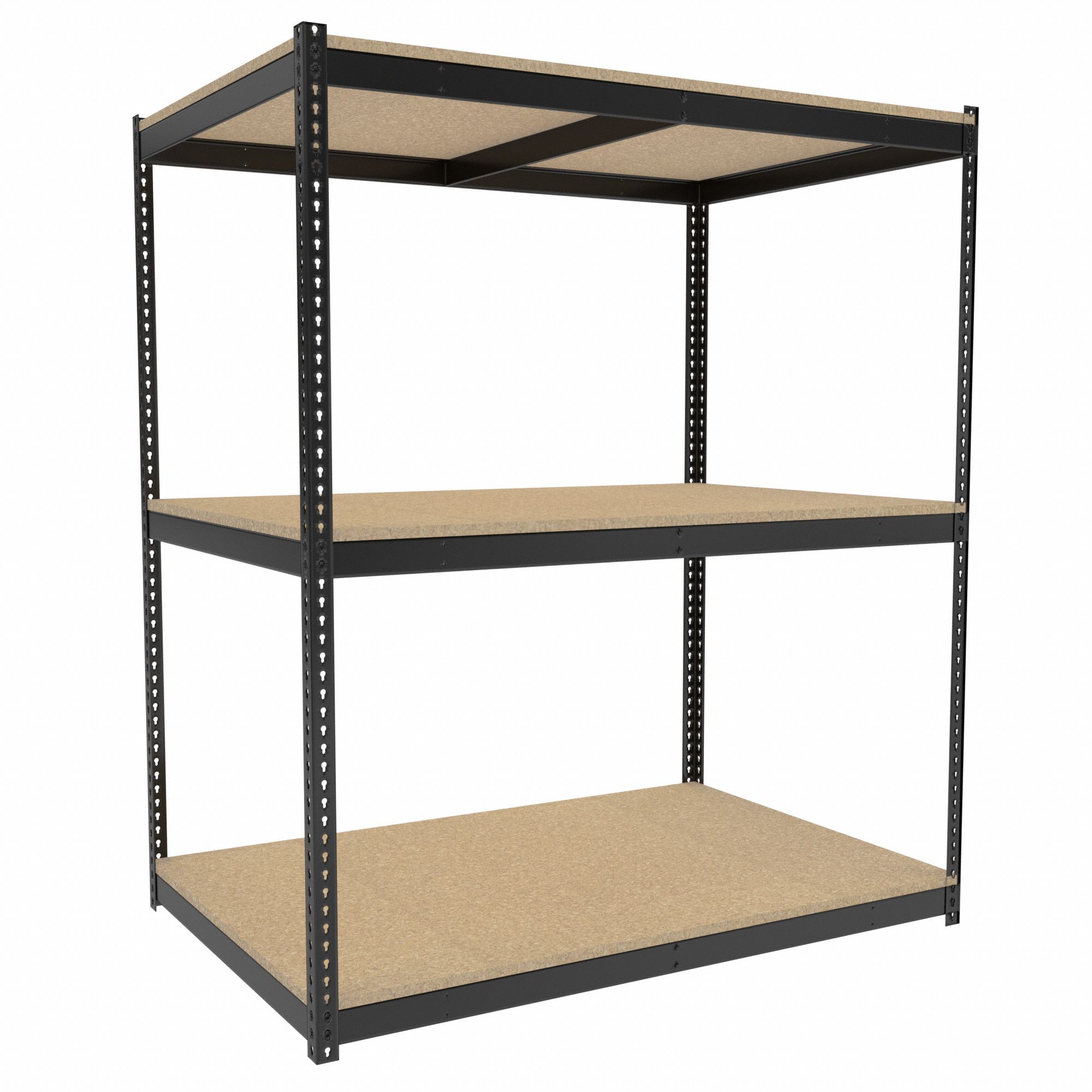 HALLOWELL SHELVING RIVETWELL W/PART BRD DECK - Boltless Metal Shelving ...