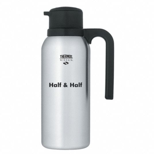 THERMOS, 32 oz Capacity, Silver, Creamer Carafe - 14L895|TGB10SCHH6 ...