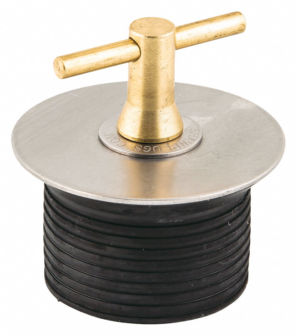 SHAW PLUGS T Handle End Of Pipe Mechanical Expansion Plug 6VFN5