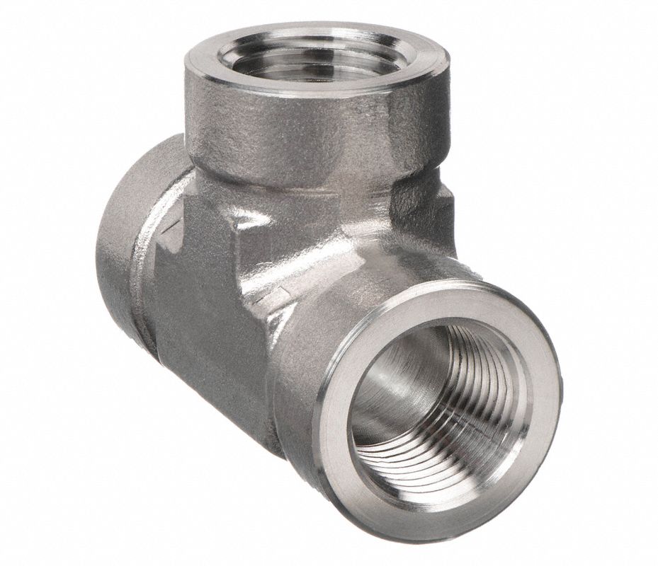 PARKER Unión T, HNPT, 3/8" Tamaño de Tubería (Acople de Tubería ...