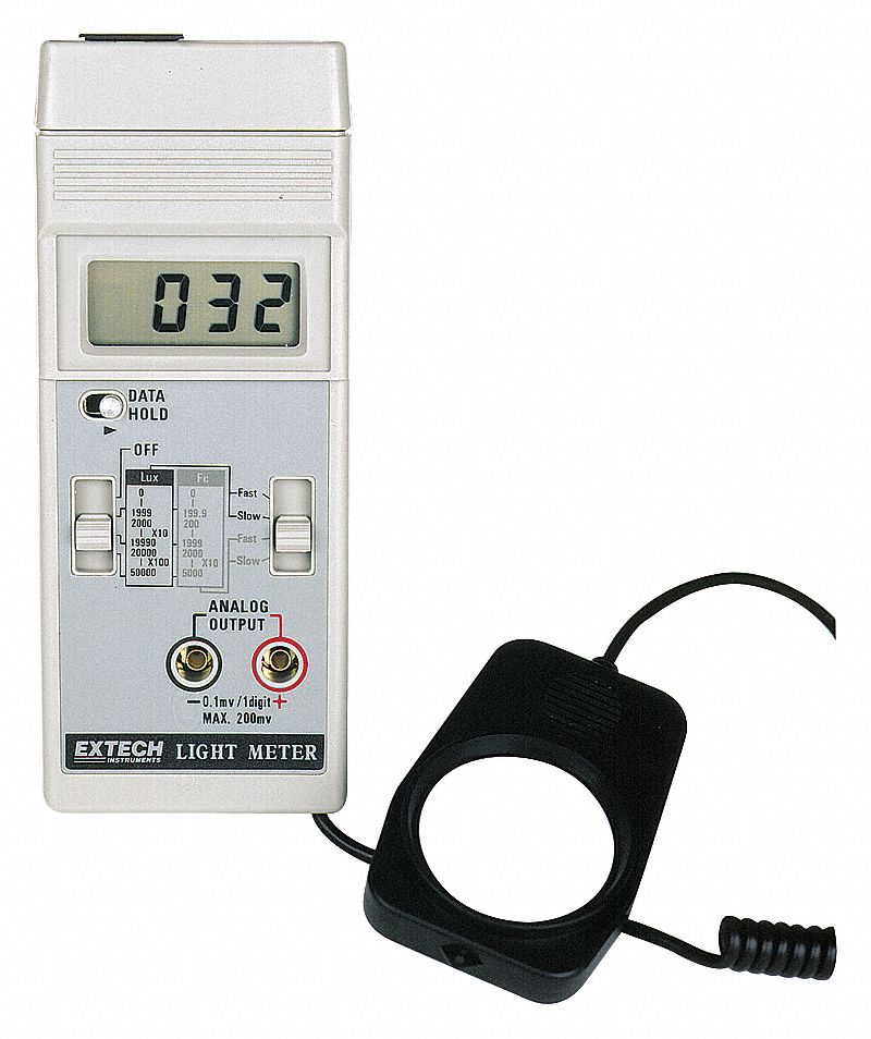 EXTECH FOOT CANDLE/LUX LIGHT METER - Light Meters - EXT401025 | 401025 ...
