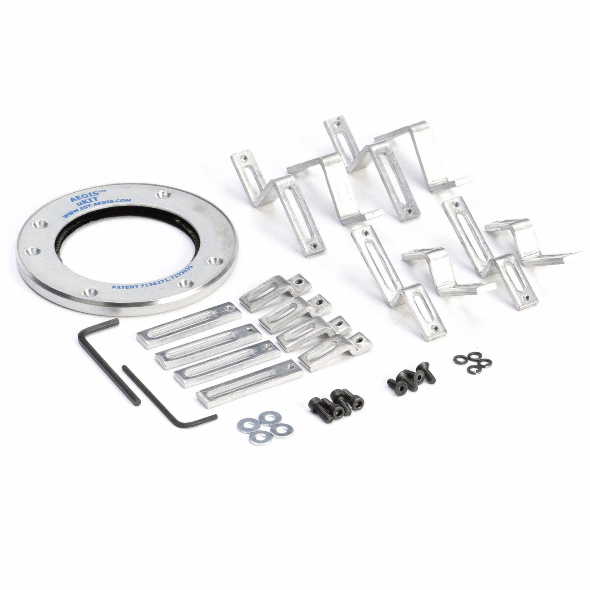 AEGIS, One Piece, For 2 3/8 in Shaft Dia, Shaft Grounding Ring - 14R035 ...