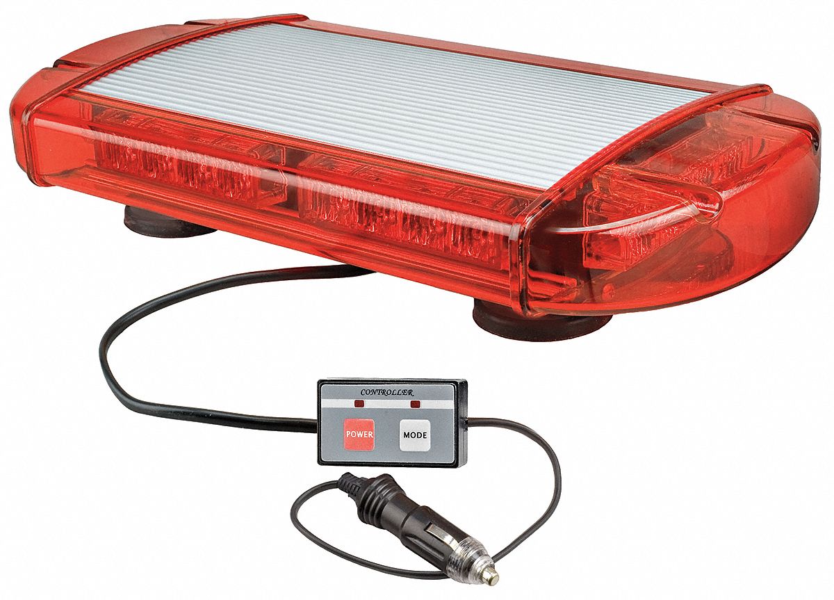 Red Mini Light Bar, LED Lamp Type, Magnetic Mounting, Number of Heads ...