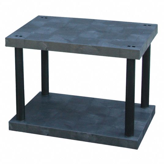 STRUCTURAL PLASTICS, 36 in x 24 in, 27 in Overall Ht, Plastic Shelving ...