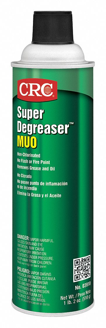 CRC Degreaser, 20 oz Cleaner Container Size, Aerosol Can Cleaner ...