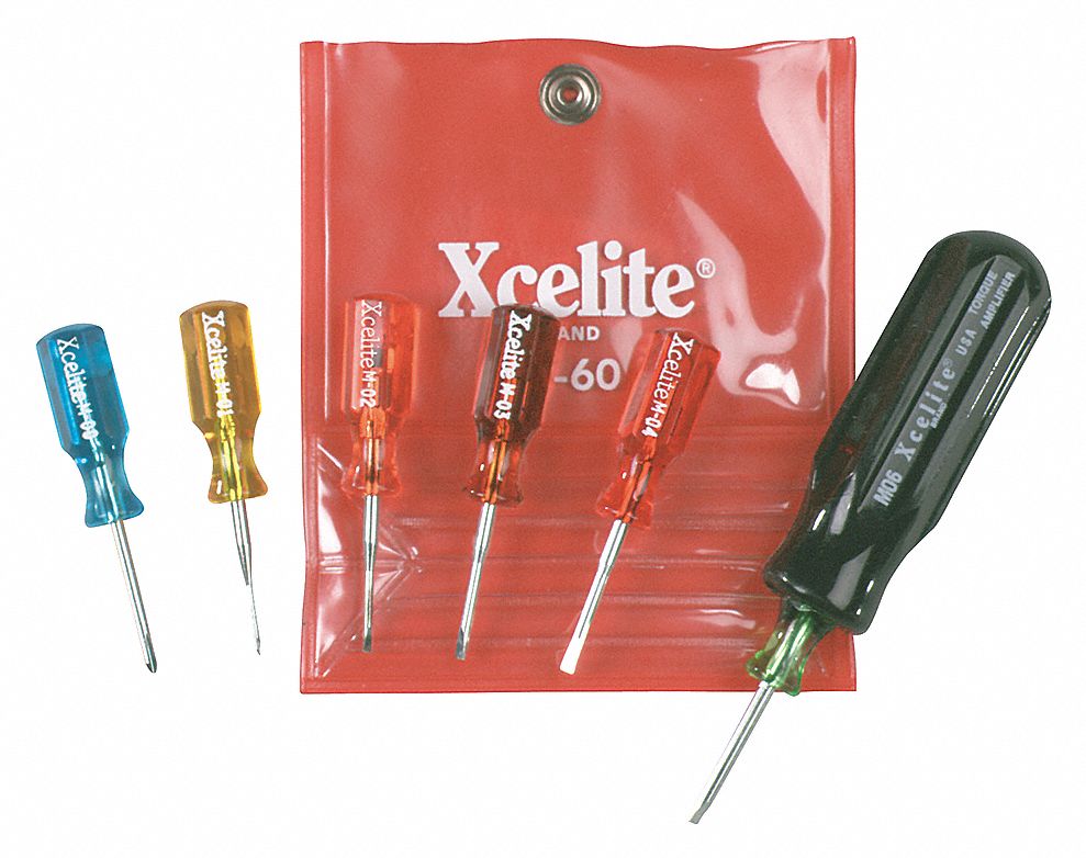 XCELITE SCREWDRIVER TOOL SET MINI-DRIV - Screwdriver Sets - XCLM60 ...