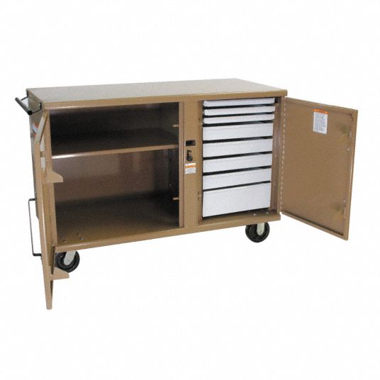 KNAACK, Mobile Cabinet Workbench, Mobile, Cabinet Workbench - 14V882|59 ...