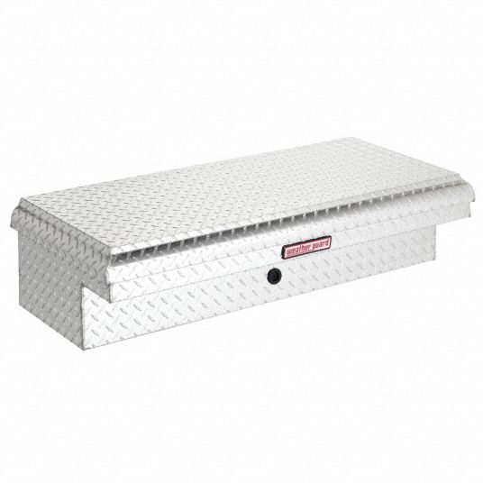 WEATHER GUARD, Aluminum, 19 1/4 in Overall Dp, Side-Mount Truck Box ...