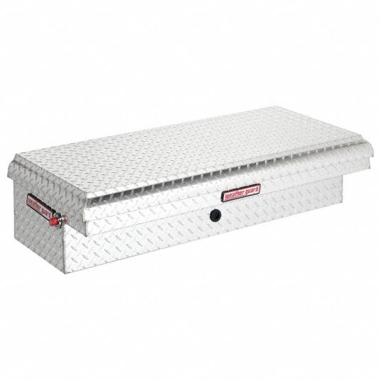 WEATHER GUARD, Aluminum, 19 1/4 in Overall Dp, Side-Mount Truck Box ...