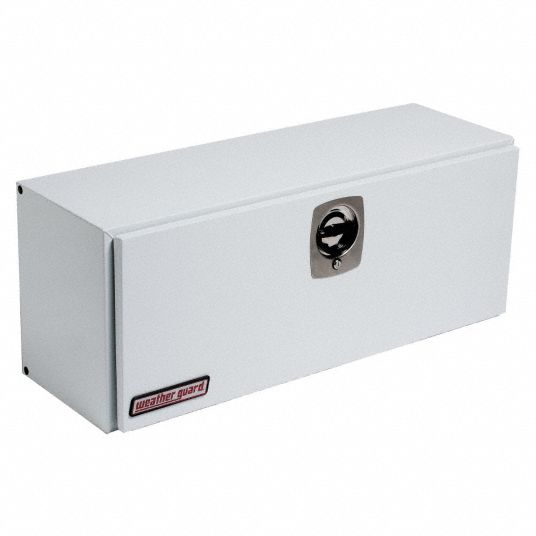 WEATHER GUARD, Steel, 13 1/4 in Overall Dp, Topside Truck Box - 14V932 ...