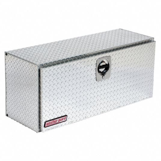 WEATHER GUARD, Aluminum, 16 1/4 in Overall Dp, Topside Truck Box ...