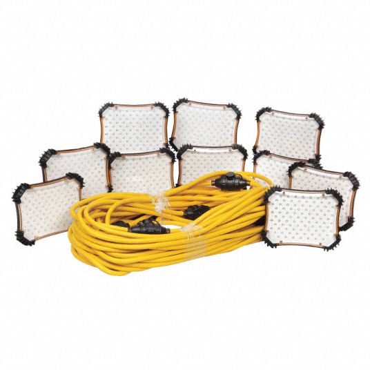 String, Corded (AC), Temporary Job Site Light Stringer - 14V990|97132 ...