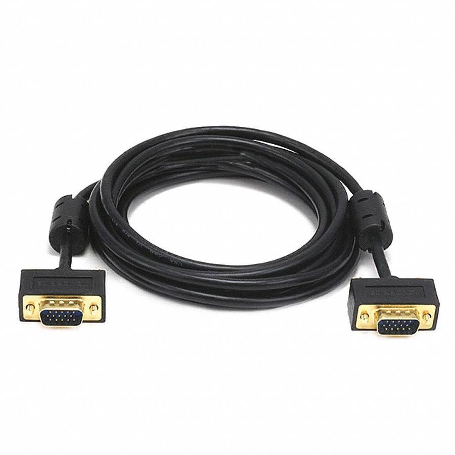 MONOPRICE, VGA Male to VGA Male Connection, 10 ft Cable Lg, Video Cable ...