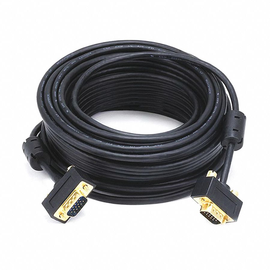 MONOPRICE, VGA Male to VGA Male Connection, 50 ft Cable Lg, Video Cable ...