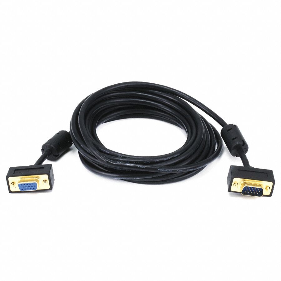 MONOPRICE, VGA Female to VGA Male Connection, 15 ft Cable Lg, Video ...