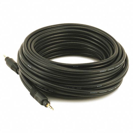 MONOPRICE, Black, 5581, Audio Cable - 14X102|5581 - Grainger