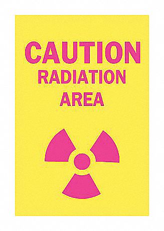 BRADY SIGN RAD/LASER 10X7 - 8179 - BDY25276 | 25276 - Grainger, Canada