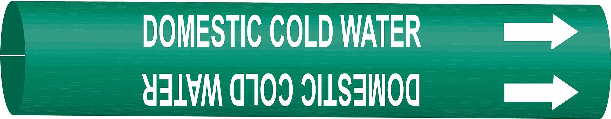 BRADY PIPEMARKER 47602 DOMESTIC COLD WATE - Pipe Markers - BDY4048G ...