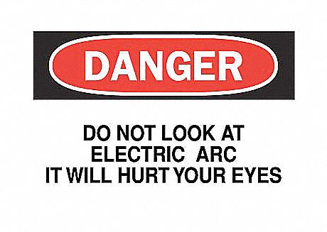 BRADY DANGER SIGN,10"X 14",RED AND BLK/WHT,ENG - 24929 - BDY41171 ...