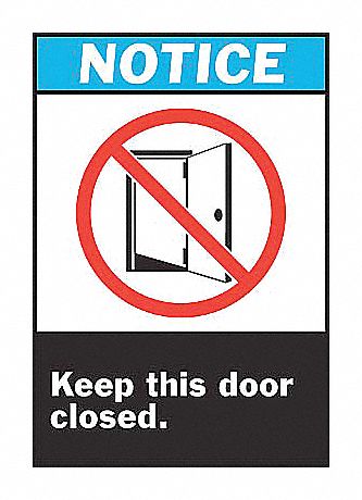 BRADY SIGN NOTICE 10X7 - Notice Signs - BDY45105 | 45105 - Grainger, Canada