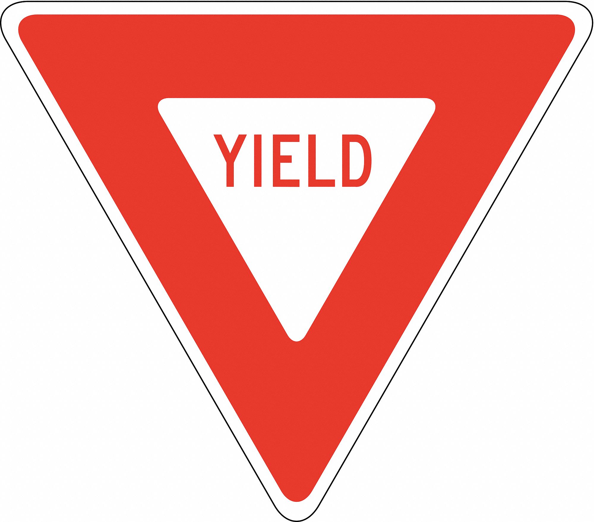 Traffic Sign, Retroreflective Grade High Intensity Prismatic, Triangle ...