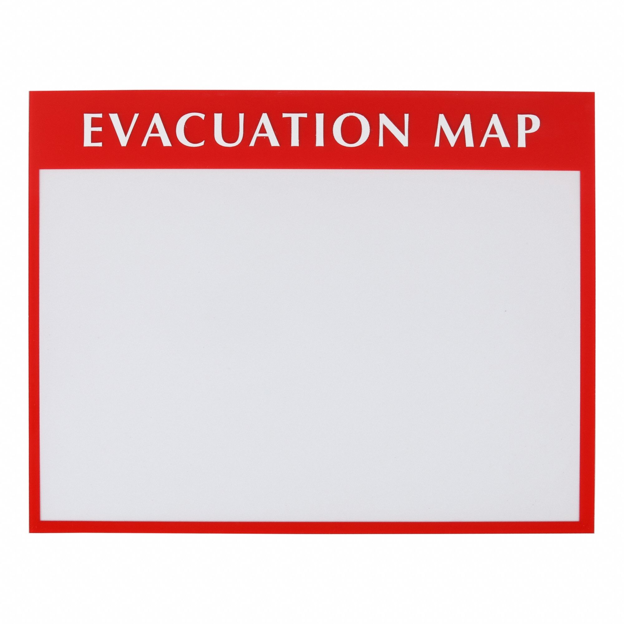 Adhesive Backing, Acrylic, Evacuation Map Holder - 14Z516|102849 - Grainger