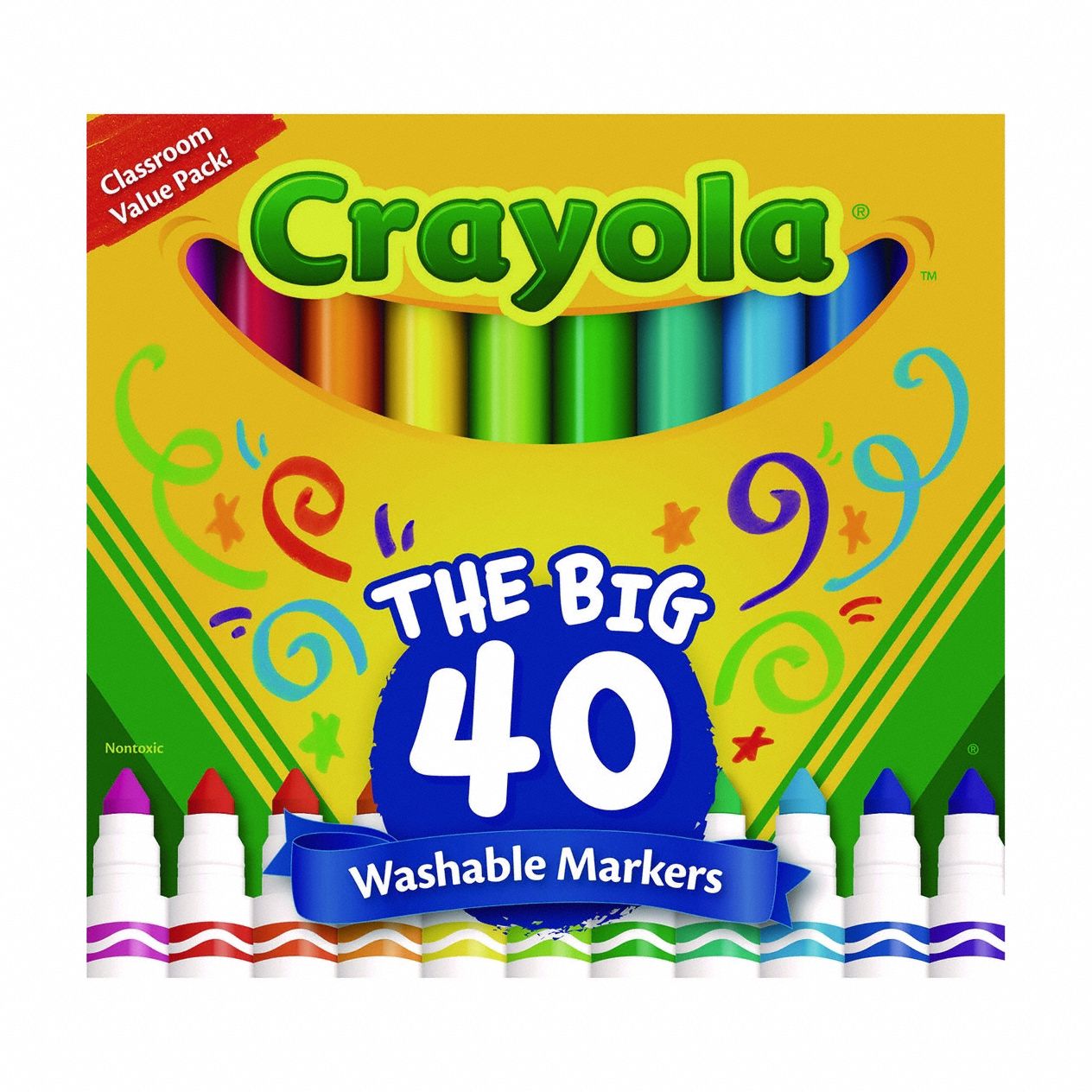 CRAYOLA, Bullet, Capped, Art Marker Set - 841WU8|587858 - Grainger