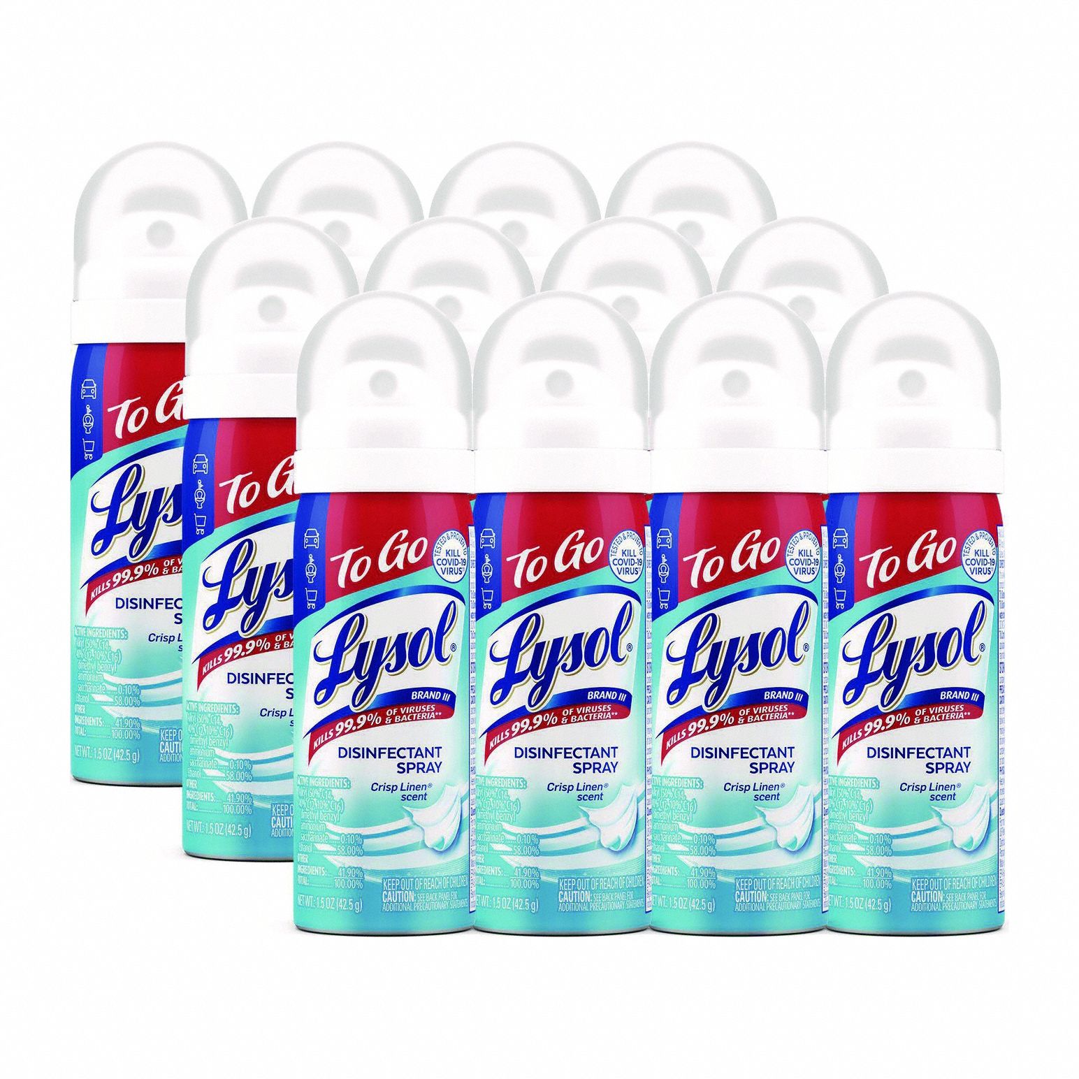 LYSOL, Aerosol Spray Can, Ready to Use, Disinfectant Spray - 827PJ2 ...