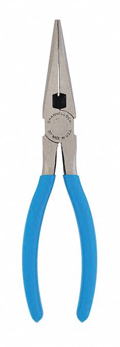8 in Overall Lg, 2 3/8 in Jaw Lg, Plier,Long Nose,Side Cutter,8 ...