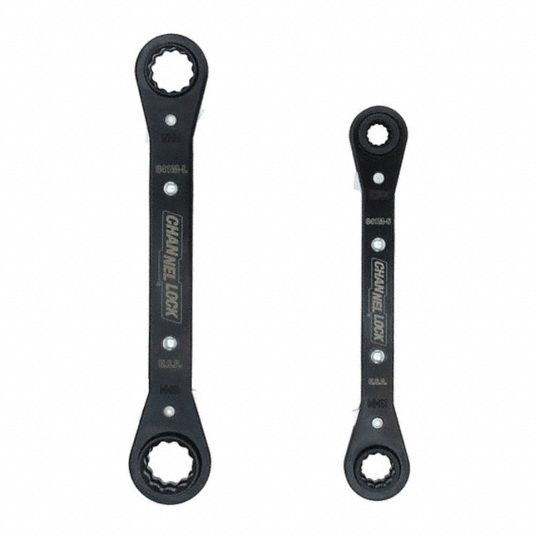 CHANNELLOCK, Metric Ratcheting Wrench Set,2 pcs. - 150G01|841M - Grainger