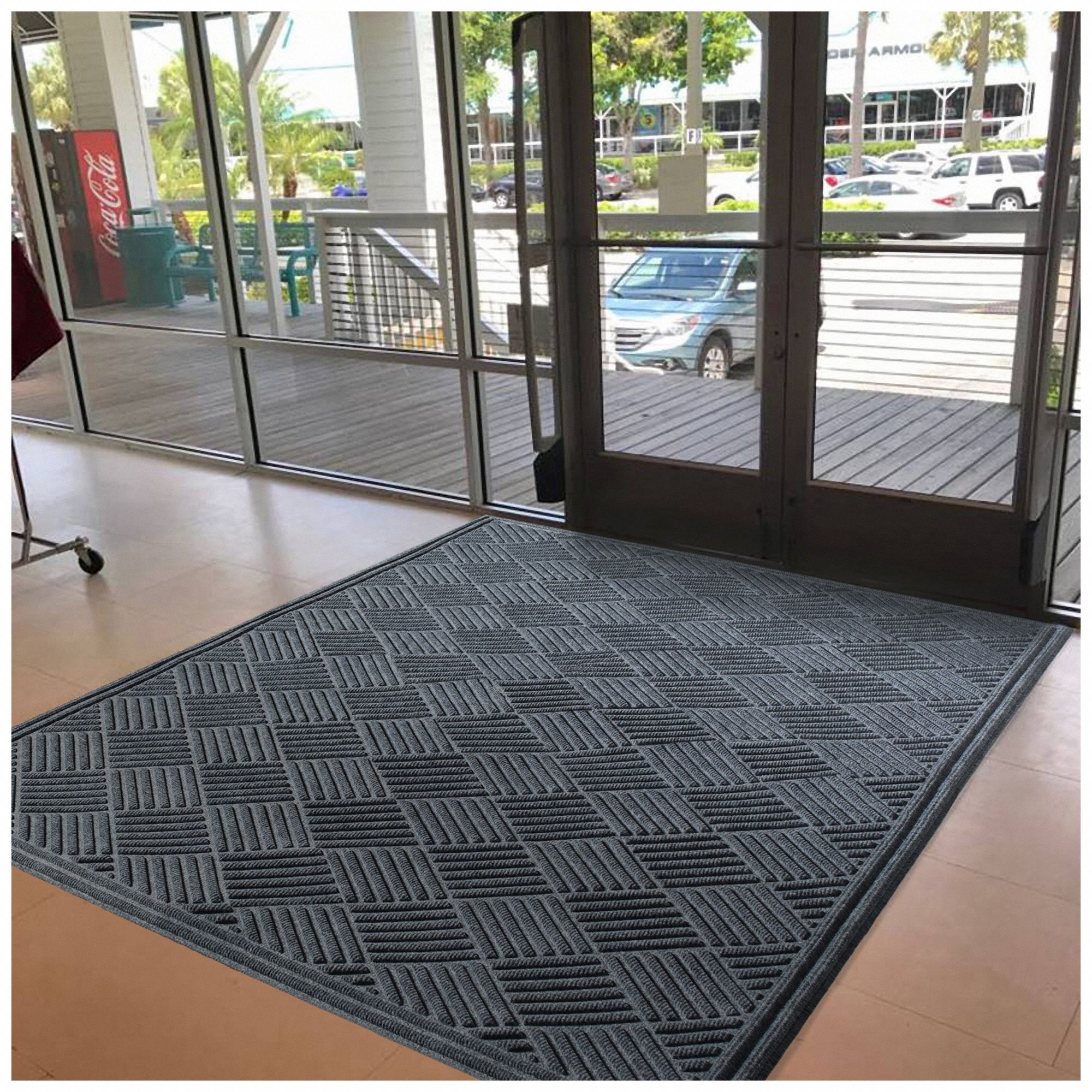 CONDOR Entrance Mat: Diamond, Indoor/Outdoor, Medium, 2 ft x 3 ft, 3/8 ...