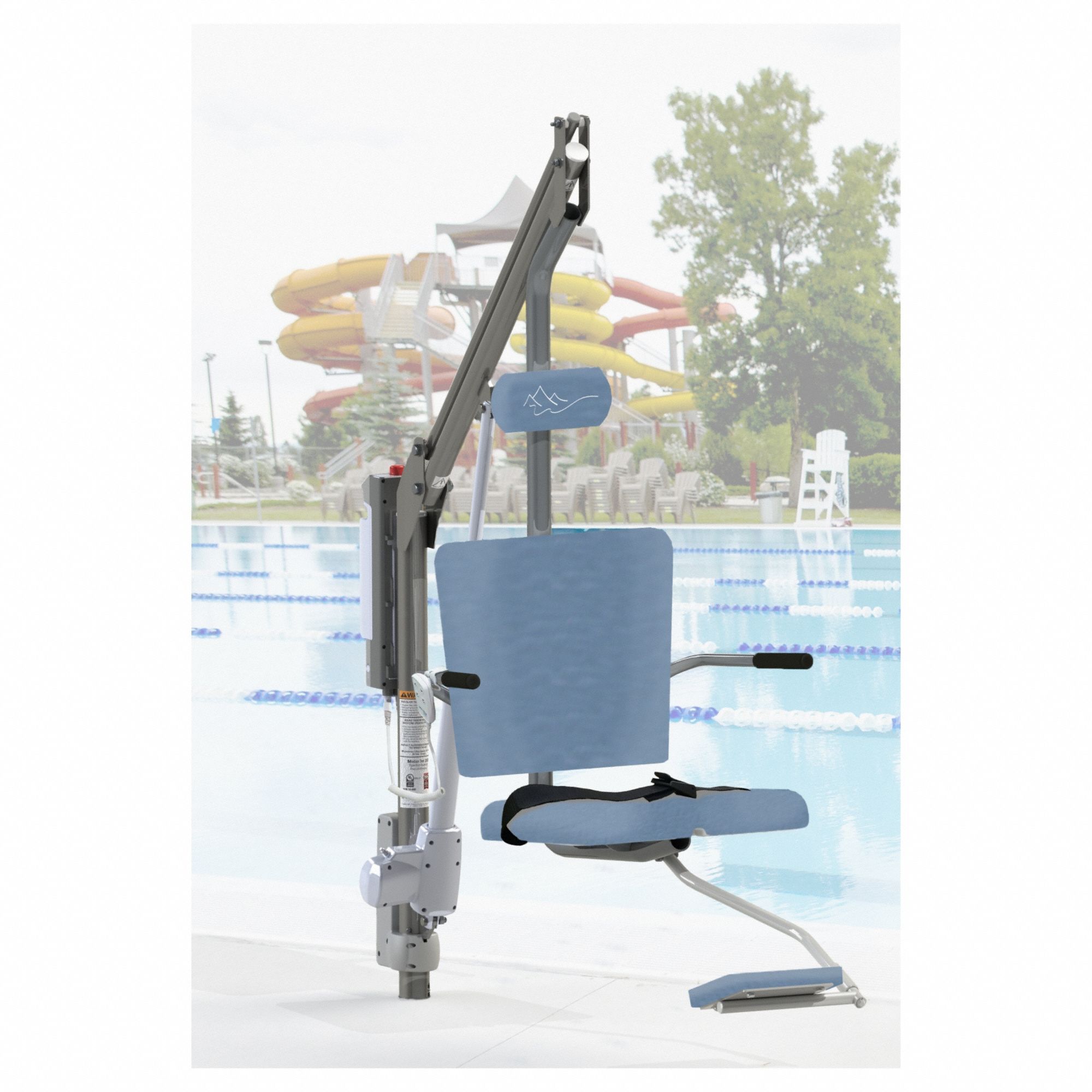 SPECTRUM, Motion Trek 350, 76 1/4 in Overall Ht, Pool Lift - 817HW8 ...