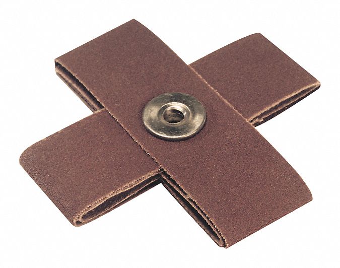Cross Pad,3x3x1,A/O,Grit 80 - Grainger