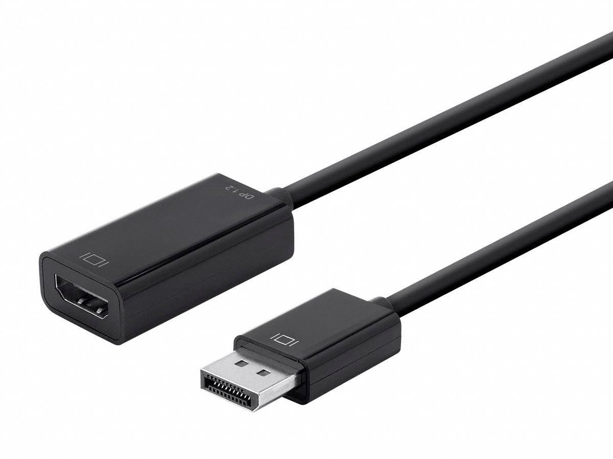 MONOPRICE, 1.2a to 4K HDMI, 5 in Cable Lg, Computer Cable Adapter ...