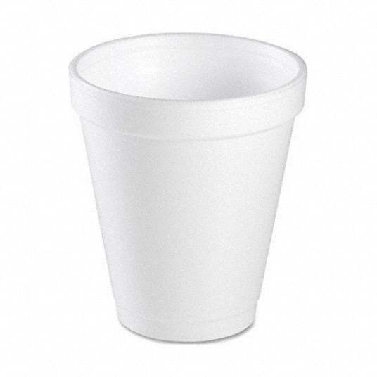 DART, 6 oz Capacity, White, Disposable Hot Cup - 23UA56|6J6 - Grainger
