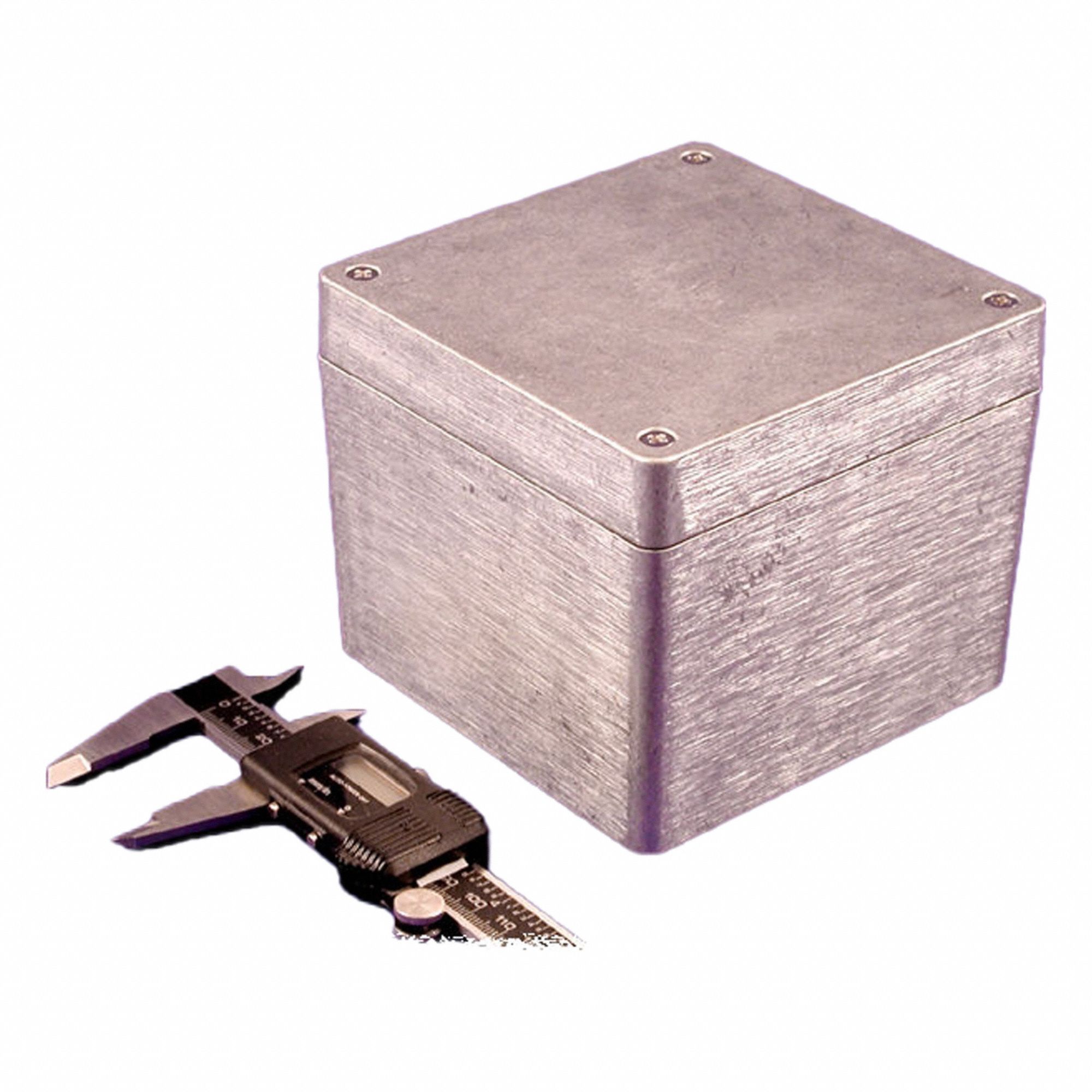 HAMMOND, Die-Cast Aluminum, 4 in x 4 in x 4 in, Enclosure - 824ZL3 ...
