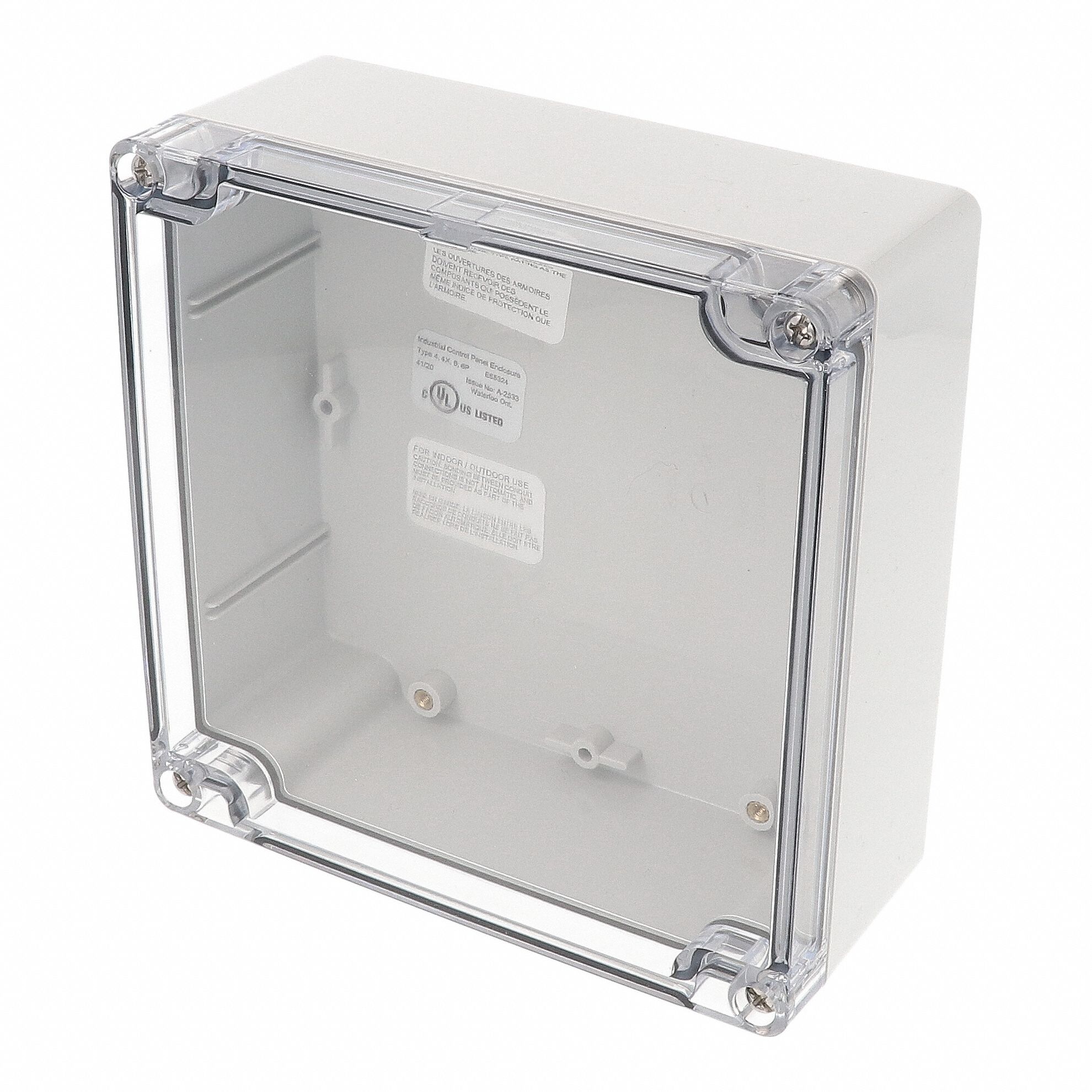 HAMMOND, Polycarbonate, 5 in x 5 in x 2 in, Enclosure - 824ZT9 ...