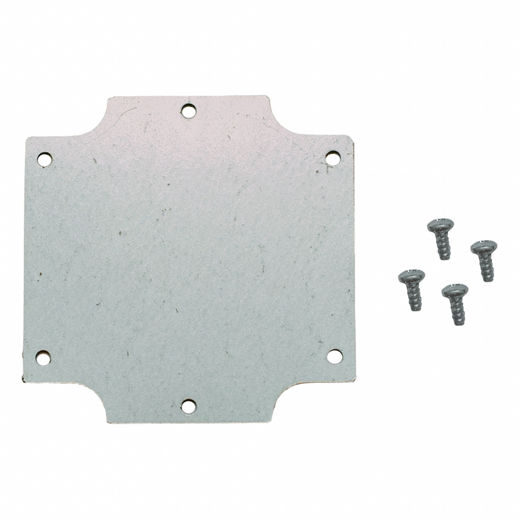 HAMMOND MANUFACTURING, Back Panel Panel, 3.07 in Overall Ht, Inner ...