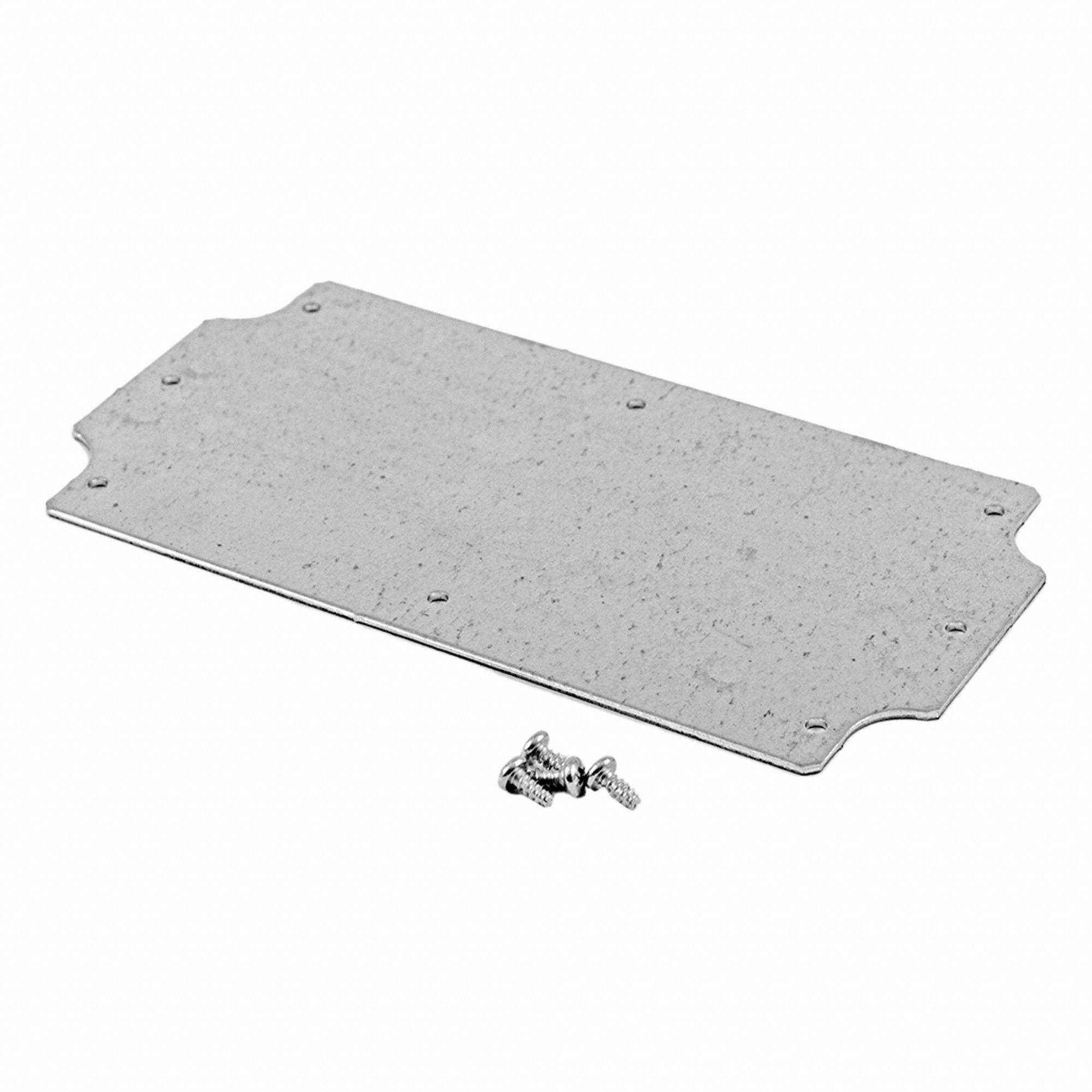 HAMMOND MANUFACTURING, Back Panel Panel, 5.83 in Overall Ht, Inner ...