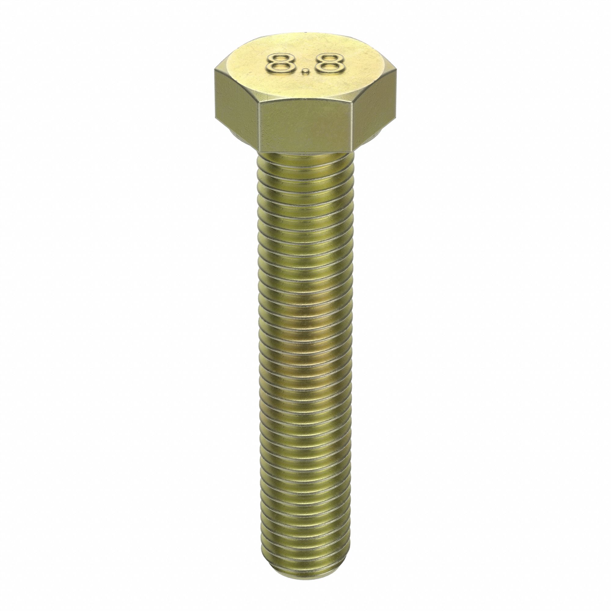 APPROVED VENDOR HEX HEAD CAP SCREW, STEEL, CLASS 8.8, ZINC YELLOW, M16 ...