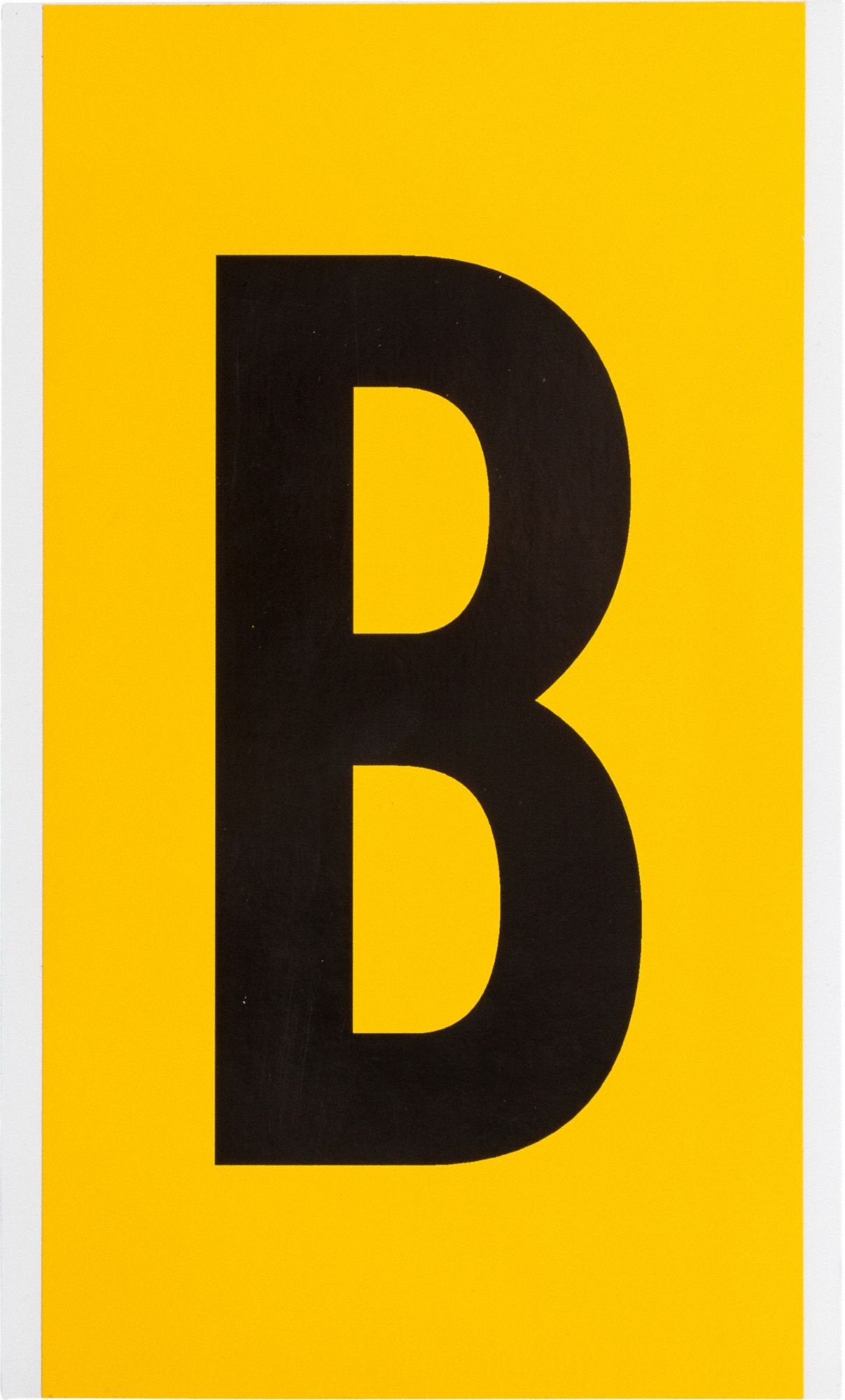 Numbers & Letters,Black On Yellow,6 Inch - Grainger