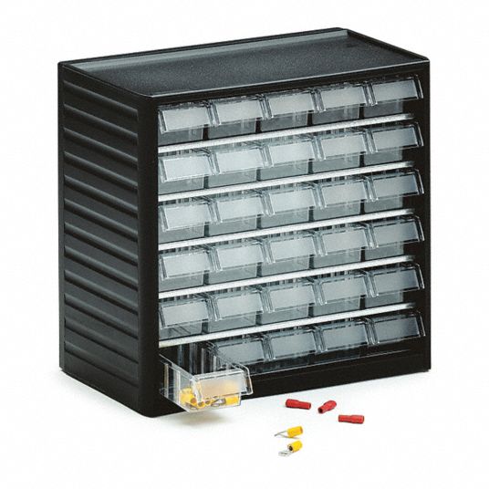 TRESTON, Small Parts Drawer Unit,30 Drawers,Clear - 157H12|290-3 - Grainger