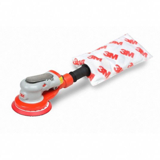 3M, Hook and Loop, 3/16 in Orbit, Air Orbital Sander - 165FP9 ...