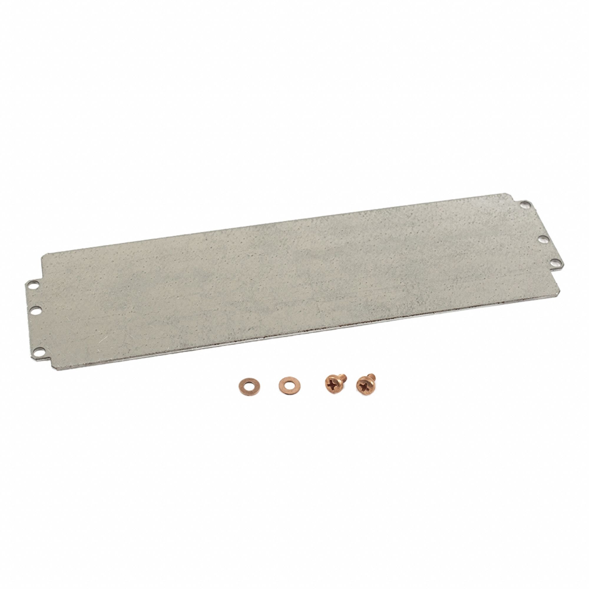 HAMMOND MANUFACTURING, Back Panel Panel, 9.41 in Overall Ht, Inner ...
